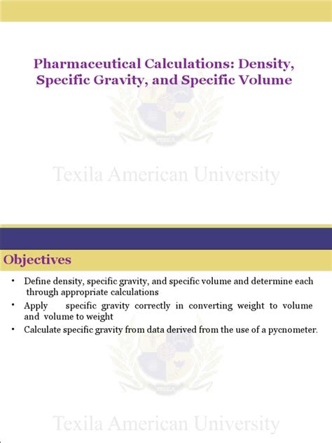 2 4 Density Specific Gravity Specific Volume Download Free Pdf Weight Physical Quantities