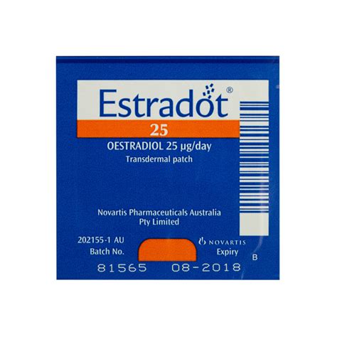 エストラドット25mcg8枚（エストラジオール補充パッチ）通販｜女性ホルモン剤｜医薬品個人輸入代行くすりエクスプレス