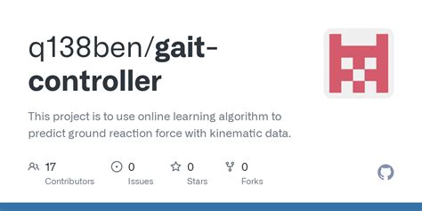GitHub Q Ben Gait Controller This Project Is To Use Online Learning Algorithm To Predict