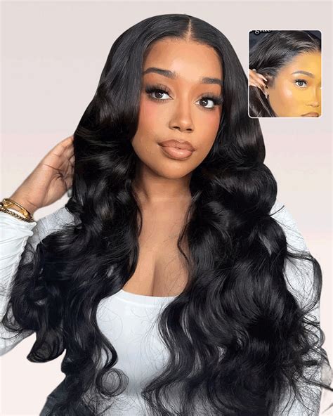 Ombre Platinum Blonde Balayage Highlights Color Loose Body Wave Pre Cu