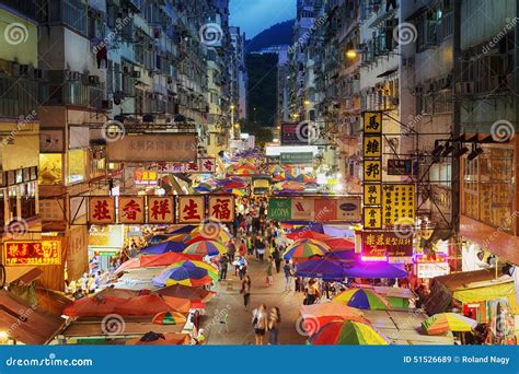 Fa Yuen Street Market In Hong Kong Editorial Stock Image Image Of