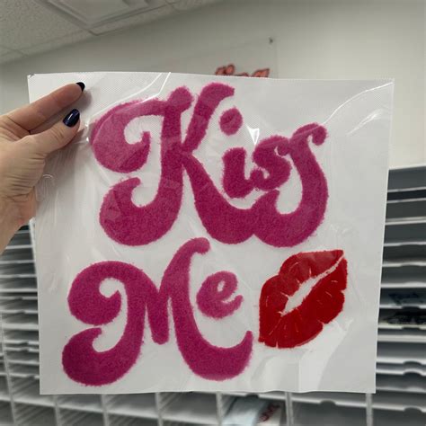 Fluffy Patch Kiss Me So Darling Screen Prints