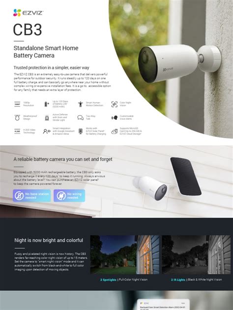 Standalone Smart Home Battery Camera Trusted Protection In A Simpler