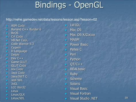 Ppt Intro Opengl Powerpoint Presentation Free Download Id500275