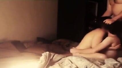 Real Homemade Threesome Captured On Cam