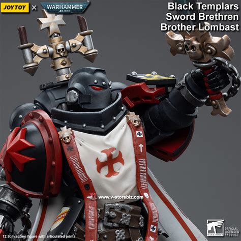Joytoy Warhammer 40k Black Templars Sword Brethren Brother Lombast V