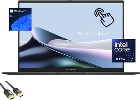 Amazon Com Asus Zenbook Laptop Wuxga Oled Touchscreen Display Intel Core Ultra H Up