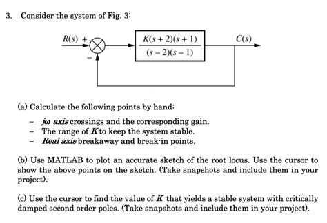 Solved Consider The System Of Fig A Calculate The Chegg