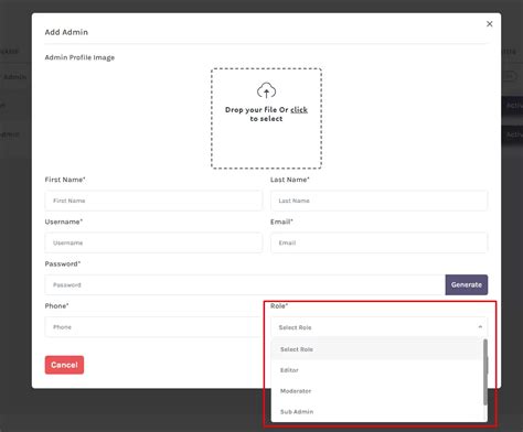 How To Set The Admin Role Management In Super Admin Panel Appdevs