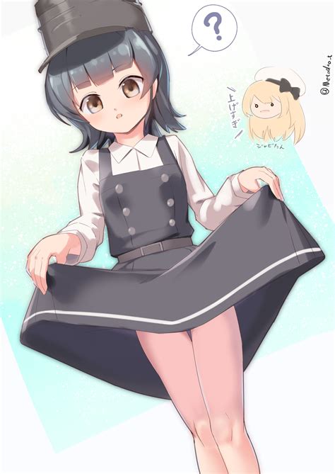 Jervis Arare And Arare Kai Ni Kantai Collection Drawn By Metadio