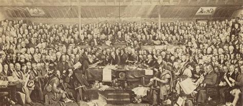 The First General Assembly Of The Free Church Of Scotland Signing The Act Of Separation And Deed