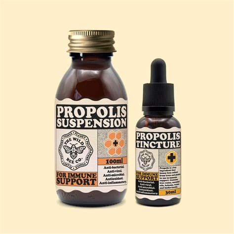 British Propolis Immunity Bundle The Wild Bee Co