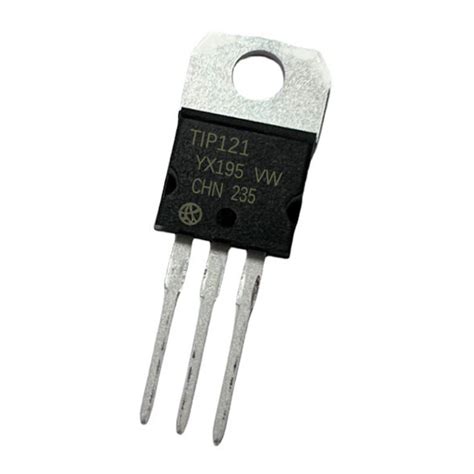 Tip121 Transistor Npn 80v 5a To 220 Unit Electronics
