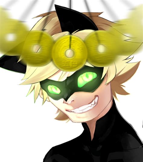 Hypnohub Adrien Agreste Blonde Hair Cat Ears Glowing Glowing Eyes