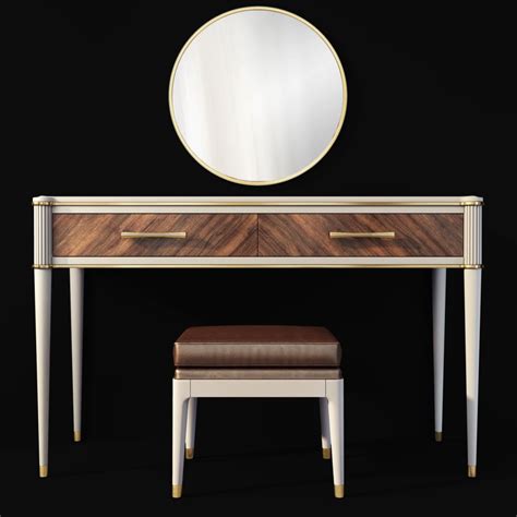 Dressing Table Vanity Venice By Classico Italiano 3d Model For Vray