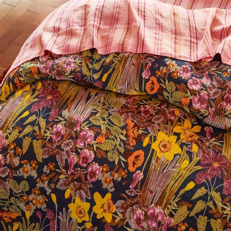 Babette Linen Quilt Cover Ink Sage And Clare Babette Linen Quilt Cover Ink Sage And Clare