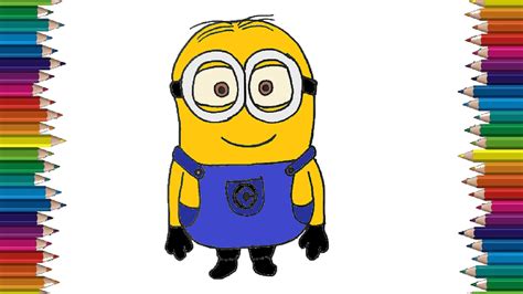 How To Draw A Minion Step By Step Minion Drawing Easy For Beginners