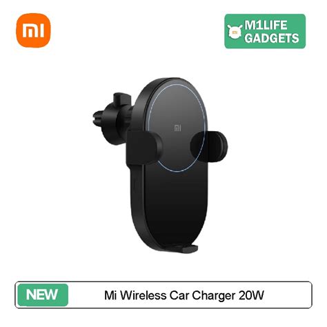 Xiaomi Mi Wireless Car Charger W Fast Charger Months Warranty Shopee Malaysia
