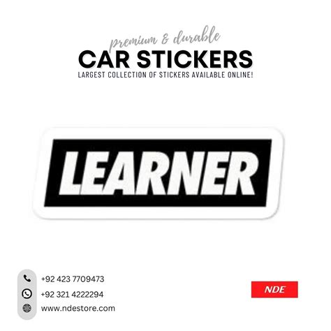 Sticker Learner Nde Store