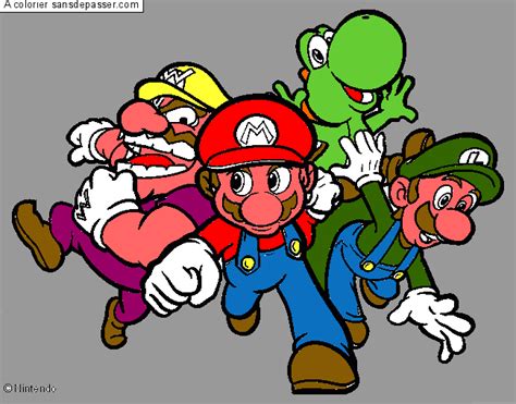 Mario And Luigi And Wario And Yoshi