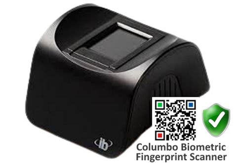 angular biometric integration using a columbo fingerprint scanner