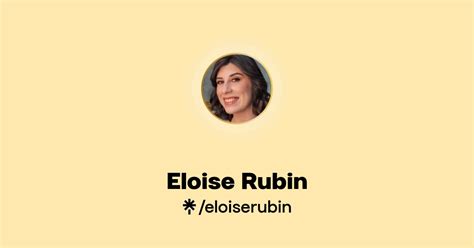 Eloise Rubin Instagram Linktree