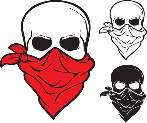 Skull Bandana Vector