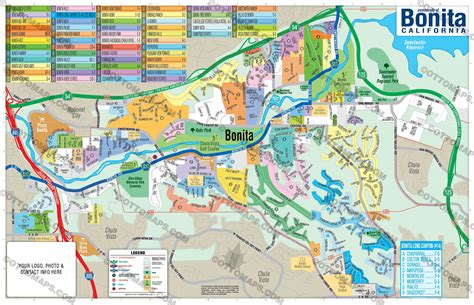 Bonita Map San Diego County Ca Files Pdf And Ai Files Editable