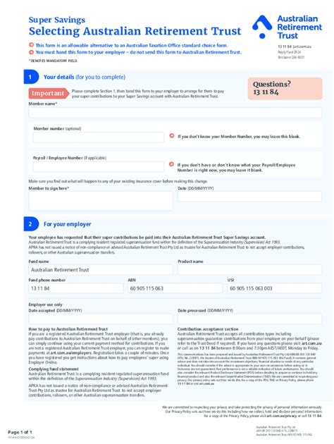 Fillable Online What Is A Superannuation Standard Choice Form Fax Email Print Pdffiller