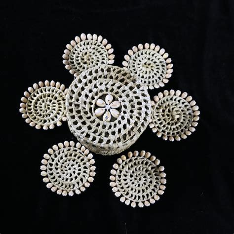 Sea Shell Coasters Etsy