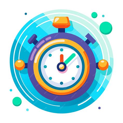 Clock Timer Vector Illustration Premium Ai Generated Vector