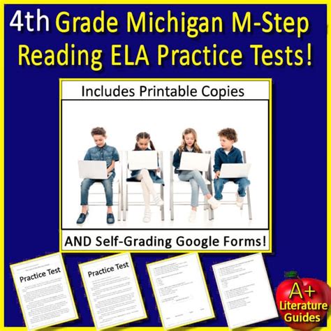 4th Grade M Step Test Prep Reading Practice Tests Michigan Mstep