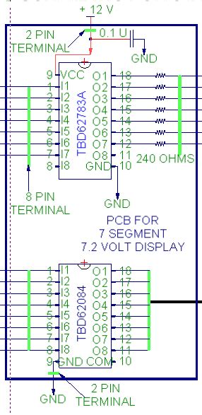 Wiring Schematic For 8 Digit Seven Segment 7 2 Volt Display Page 3 General Discussion
