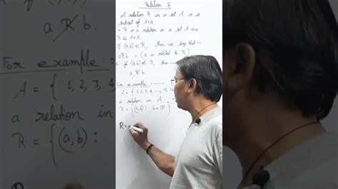 What Is Relation In Mathematics Relationandfunction Maths Relation