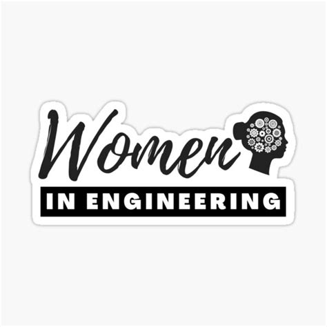 Women In Engineeringengineer Girls Sticker For Sale By Tee Centric