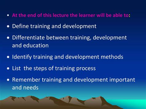 Training And Development Of Human Resource Ppt