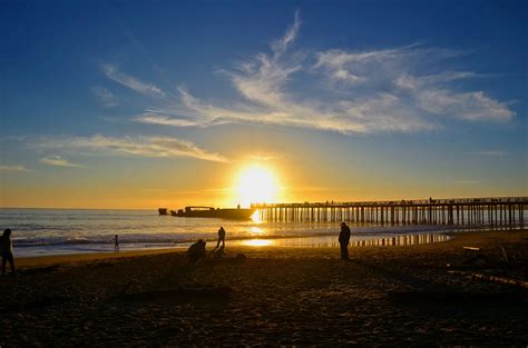 Seacliff State Beach Aptos Ca Sunset At The Seacliff Sta Flickr