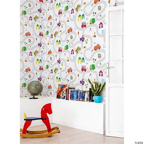 Cocomelon Road Map Peel And Stick Wallpaper Oriental Trading