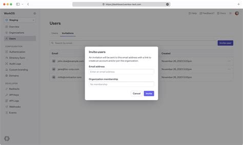 Invitations Authkit Workos Docs Invitations Authkit Workos Docs