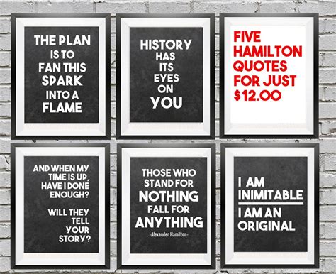Hamilton Quotes Hamilton The Musical Alexander Hamilton Hamilton Prints Alexander Hamilton