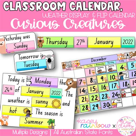 Classroom Date Flip Chart At Laurie Hamlett Blog