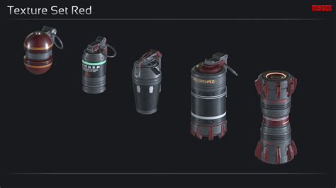Scifi Hand Grenade Collection