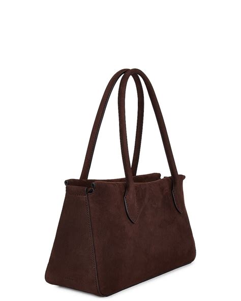 The Row Top Handle Bag In Umber Fwrd
