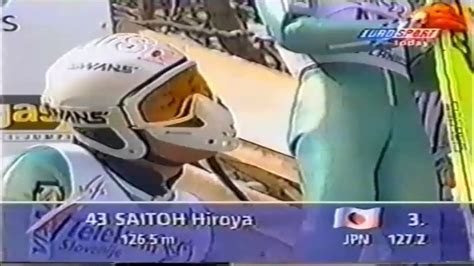 Hiroya Saitō 1350m Planica 21031998 Happy Birthday Youtube
