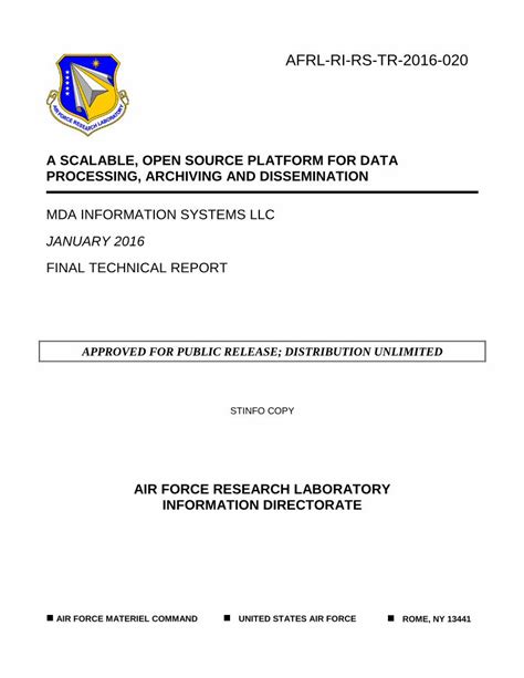 Pdf A Scalable Open Source Platform For Data · Pdf Filea Scalable Open Source Platform For