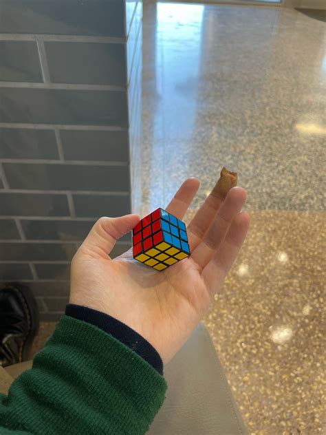 Someone Gave Me A Mini Rublix Cube R Notinteresting