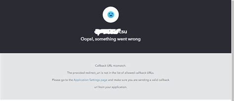 Callback Mismatch Is Not In The List Of Allowed Callback URLs Auth Community