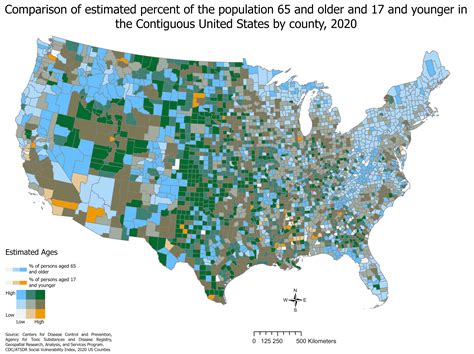 Us Population Map Guide Of The World