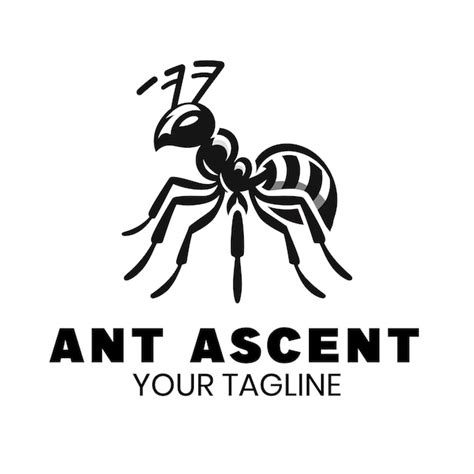 Premium Vector Vector Ant Flat Logo Design Illustration