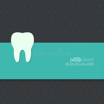 Background With Tooth Stock Vector Illustration Of Icon 71030536